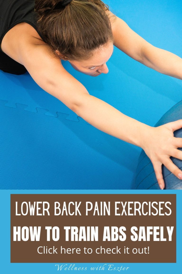 LOWER BACK PAIN EXERCISES – How To Train ABS Safely - Wellness With Eszter